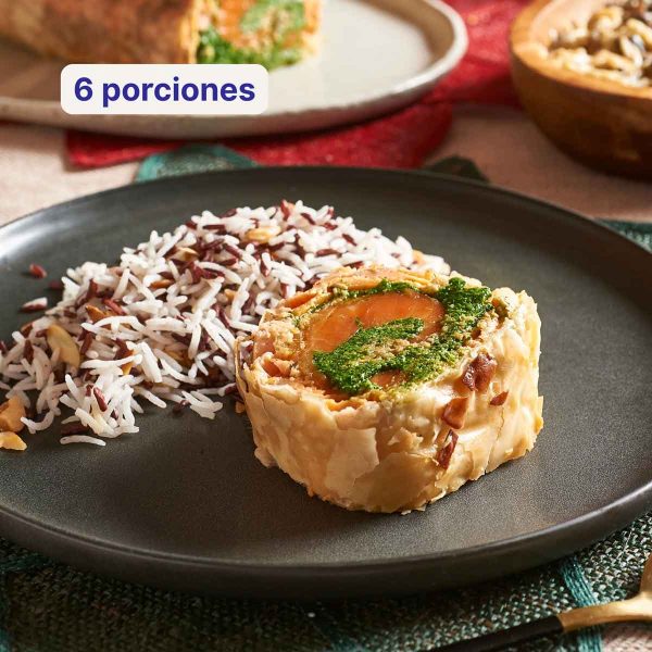 Rollo de Salmón Envuelto en Masa Filo (6 porciones) | Sabores Opimo ...